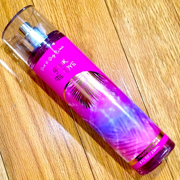 Bath & Body Works | Bath & Body | Nwt Bath Body Works Pink Tie Dye Fine ...
